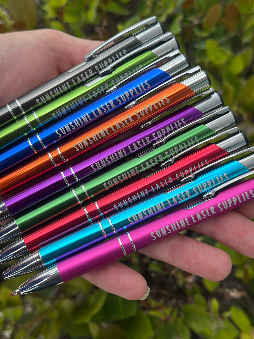 Single Metallic or Glossy Ink Pens – Sunshine Laser Supplies