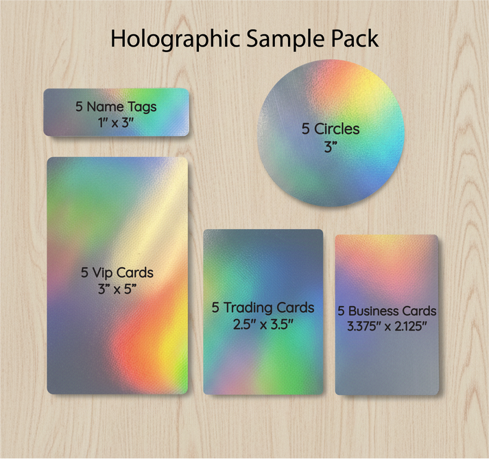 Holographic Sample Pack – Sunshine Laser Supplies
